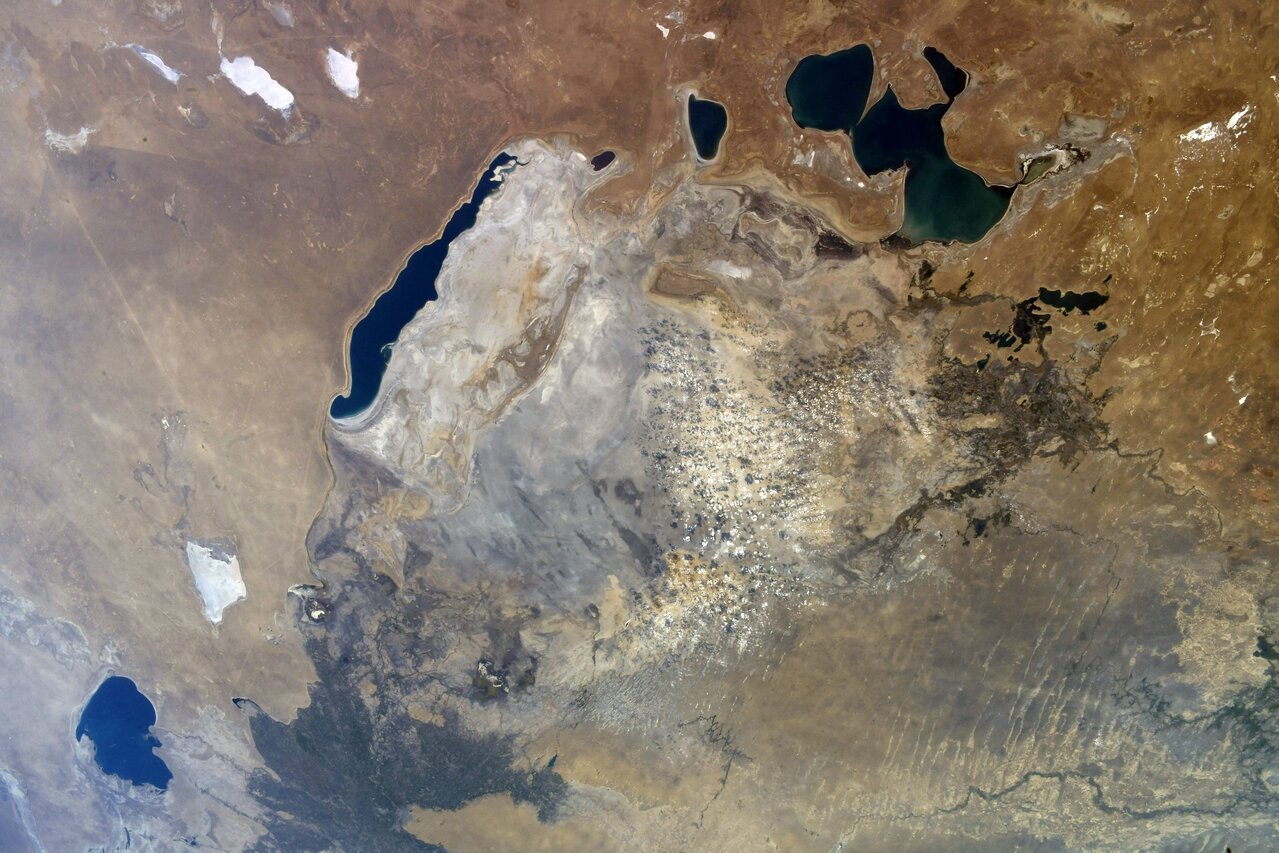 Il Mare di Aral quasi non esiste più. Cristoforetti mostra le ...