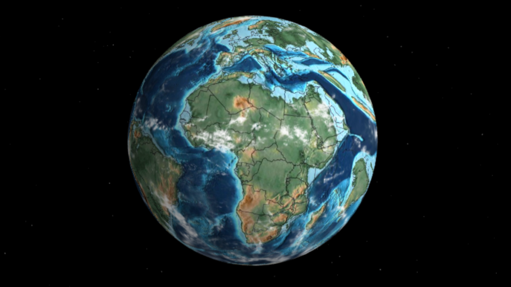 Mappa interattiva di com’era la Terra milioni di anni fa, consultala ...