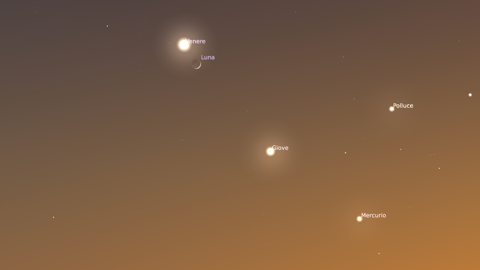 Arriva la congiunzione Giove, Venere e Luna: tutto visibile ad occhio ...